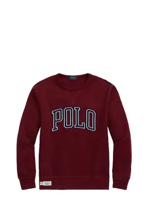 Ralph Lauren Logo Fleece Sweatshirt Classic Wine