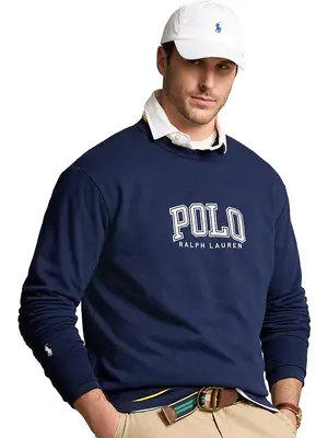 Ralph Lauren Logo Fleece Sweatshirt Cruise Navy