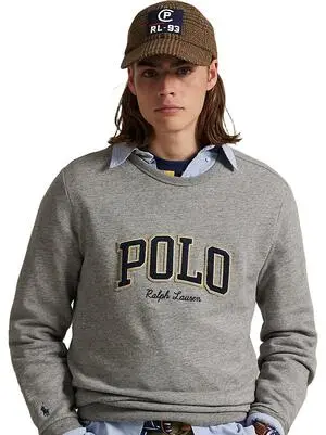 Ralph Lauren Logo Fleece Sweatshirt - Dark Vintage Heather