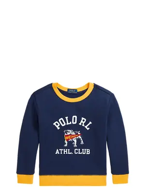 Ralph Lauren Logo Fleece Sweatshirt Newport Navy