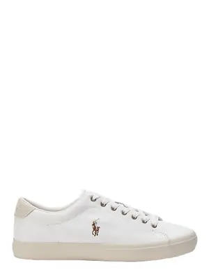 Ralph Lauren Longwood Leather Sneaker White/cream