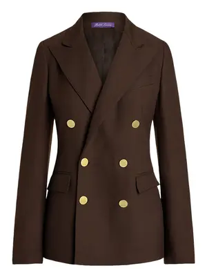 Ralph Lauren Camden Cashmere Jacket Mocha