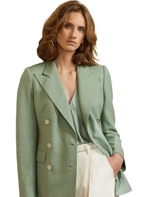 Ralph Lauren Camden Cashmere Jacket Spring Sage