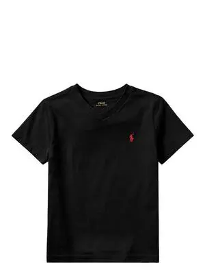 Ralph Lauren Cotton Jersey V-neck Tee - Rl Black