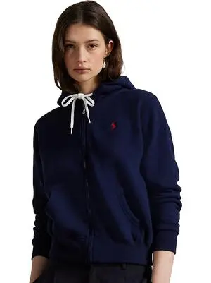 Ralph Lauren Relaxed Fleece Full-zip Hoodie - Cruise Navy