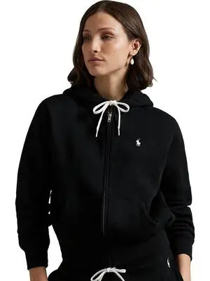Ralph Lauren Relaxed Fleece Full-zip Hoodie - Polo Black