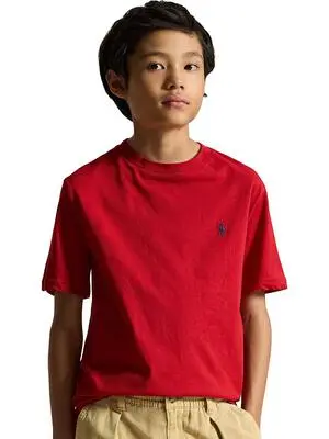 Ralph Lauren Cotton Jersey Crewneck Tee - Rl Red