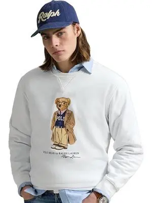 Ralph Lauren Polo Bear Fleece Sweatshirt - White