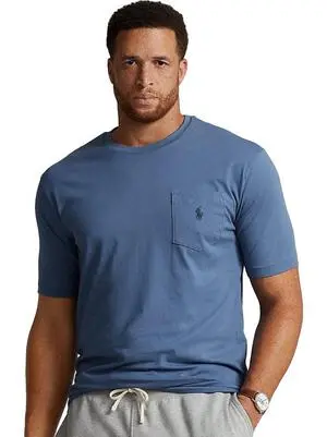 Ralph Lauren Jersey Pocket T-shirt - Carson Blue