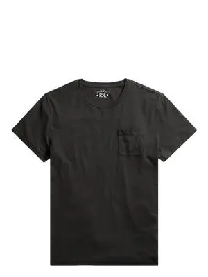 Ralph Lauren Jersey Pocket T-shirt - Faded Black Canvas