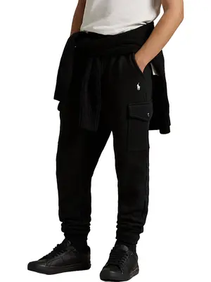 Ralph Lauren Ralph Lauren Fleece Cargo Jogger Pant Polo Black