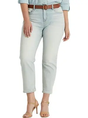 Ralph Lauren Relaxed Tapered Jeans Sun Bleached Wash