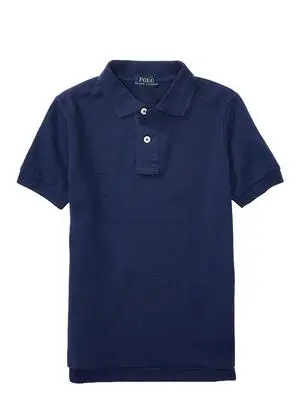 Ralph Lauren Cotton Mesh Uniform Polo Shirt - Newport Navy
