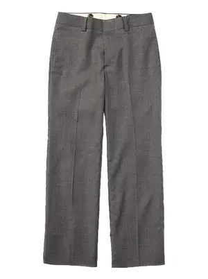 Ralph Lauren Wool Twill Trousers Light Grey
