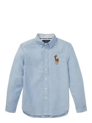 Ralph Lauren Big Pony Cotton Oxford Shirt - Blue
