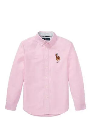 Ralph Lauren Big Pony Cotton Oxford Shirt - Pink