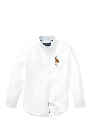Ralph Lauren Big Pony Cotton Oxford Shirt - White