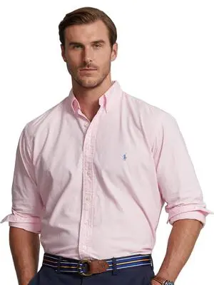 Ralph Lauren Garment-dyed Oxford Shirt - Carmel Pink