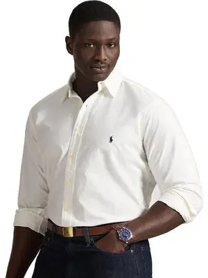 Ralph Lauren Washed Oxford Shirt White/navy