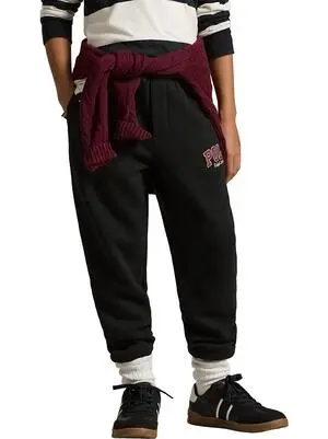 Ralph Lauren Logo Fleece Jogger Pant - Black