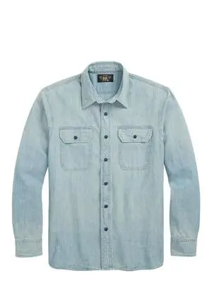 Ralph Lauren Chambray Workshirt - Medium Wash