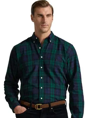 Ralph Lauren Gingham Oxford Shirt - Navy/green Multi