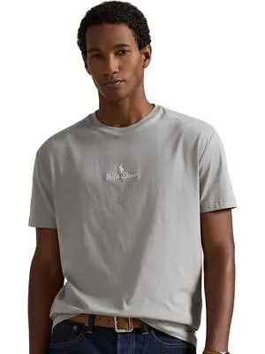 Ralph Lauren Classic Fit Logo Jersey T-shirt - Soft Grey