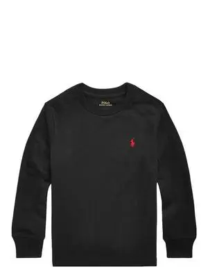 Ralph Lauren Cotton Jersey Long-sleeve Tee - Rl Black