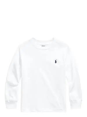 Ralph Lauren Cotton Jersey Long-sleeve Tee White