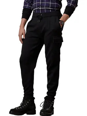 Ralph Lauren Ralph Lauren Double-Knit Cargo Jogger Pant Classic Black
