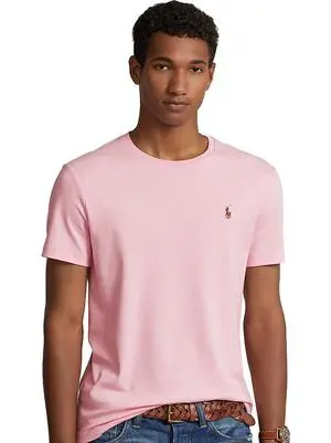 Ralph Lauren Classic Fit Soft Cotton Crewneck T-shirt - Carmel Pink