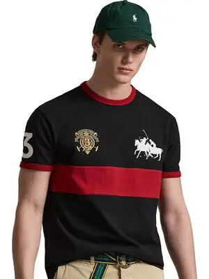 Ralph Lauren Classic Fit Jersey Graphic T-shirt - Polo Black/sweet Tomato