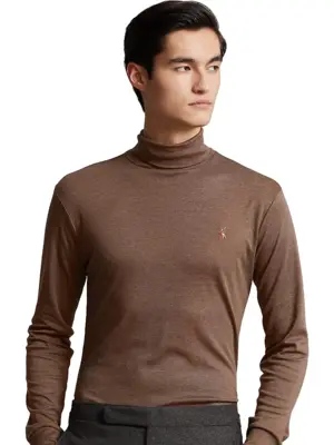 Ralph Lauren Ralph Lauren Soft Cotton Turtleneck Cedar Heather