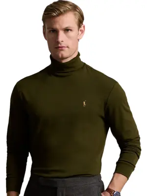 Ralph Lauren Ralph Lauren Soft Cotton Turtleneck Dark Loden