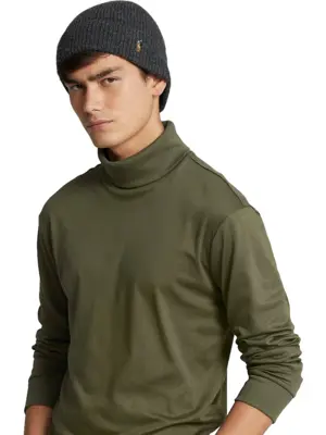 Ralph Lauren Ralph Lauren Soft Cotton Turtleneck Dark Sage