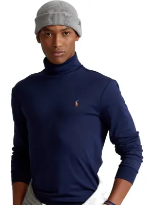 Ralph Lauren Ralph Lauren Soft Cotton Turtleneck French Navy