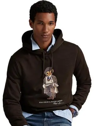 Ralph Lauren Polo Bear Fleece Hoodie - Antique Brown