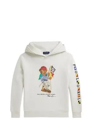 Ralph Lauren Polo Bear Fleece Hoodie - Deckwash White