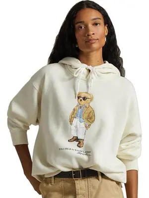 Ralph Lauren Polo Bear Fleece Hoodie - Parchment Cream