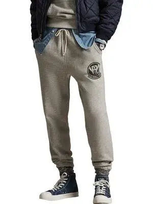 Ralph Lauren Fleece Graphic Sweatpant - Loft Heather