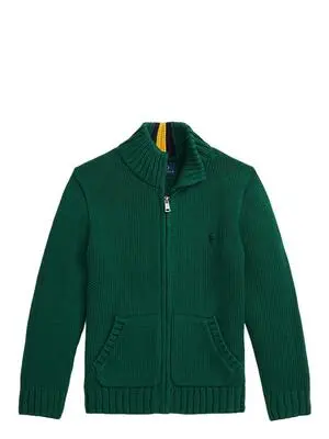 Ralph Lauren Ralph Lauren Cotton Full-Zip Sweater New Forest
