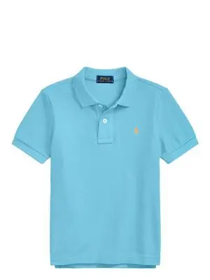 Ralph Lauren Classic Fit Mesh Polo Shirt - Cove Blue