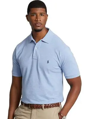 Ralph Lauren Classic Fit Mesh Polo Shirt - Isle Heather