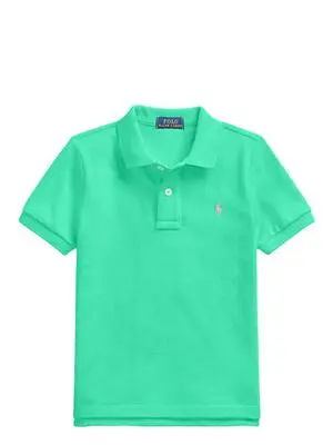 Ralph Lauren Classic Fit Mesh Polo Shirt - Sunset Green