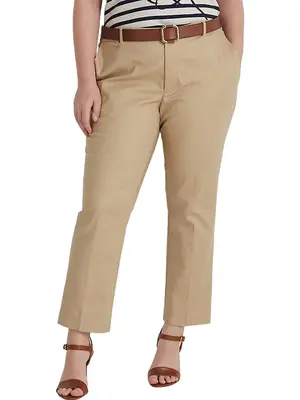 Ralph Lauren Ralph Lauren Stretch Cotton Pant Birch Tan