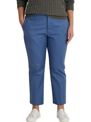 Ralph Lauren Ralph Lauren Stretch Cotton Pant Frosted Lapis