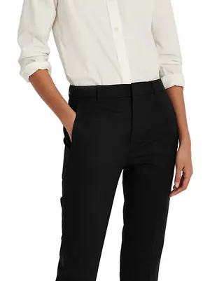 Ralph Lauren Ralph Lauren Stretch Cotton Pant Polo Black