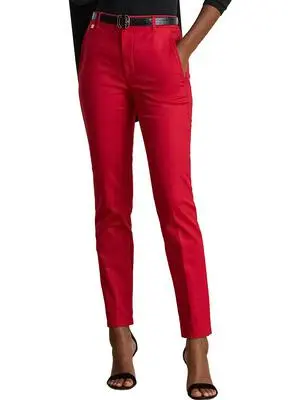 Ralph Lauren Ralph Lauren Stretch Cotton Pant Ralph Red
