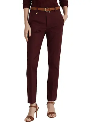 Ralph Lauren Ralph Lauren Stretch Cotton Pant Vintage Burgundy