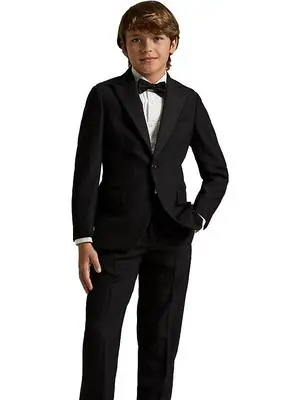 Ralph Lauren Wool Barathea Tuxedo - Black